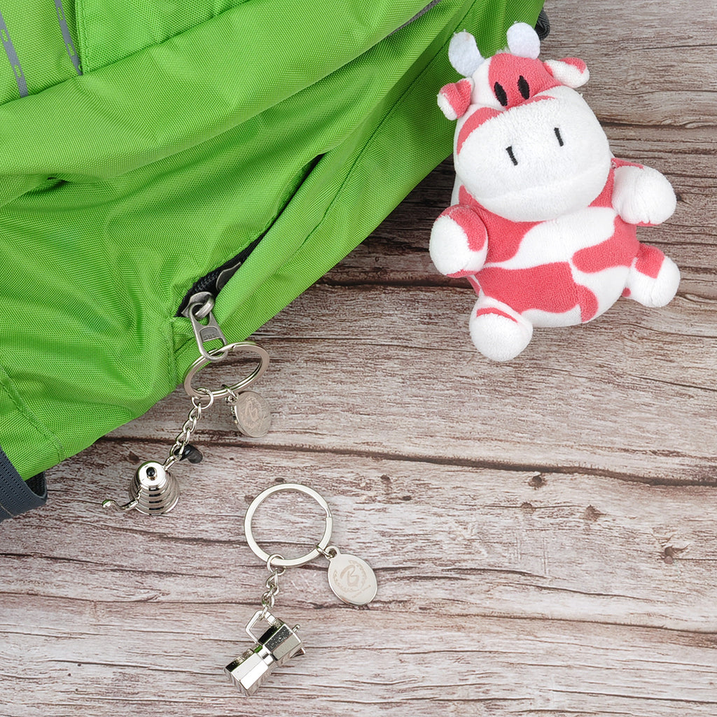 2pcs/Set Moka Pot and Kettle Keychains for Baristas Espresso Accessori ...